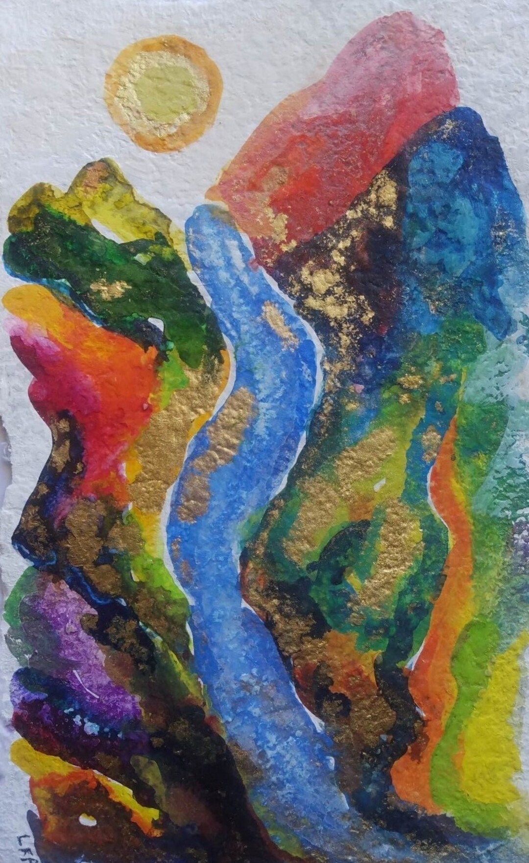 Rio Grande ORIGINAL Watercolor WOW Color Rio Grande Gorge Taos County ...