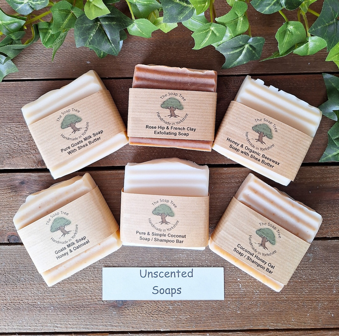 100% Organic Unscented Handmade Soaps, Fragrance Free All Natural. Made ...