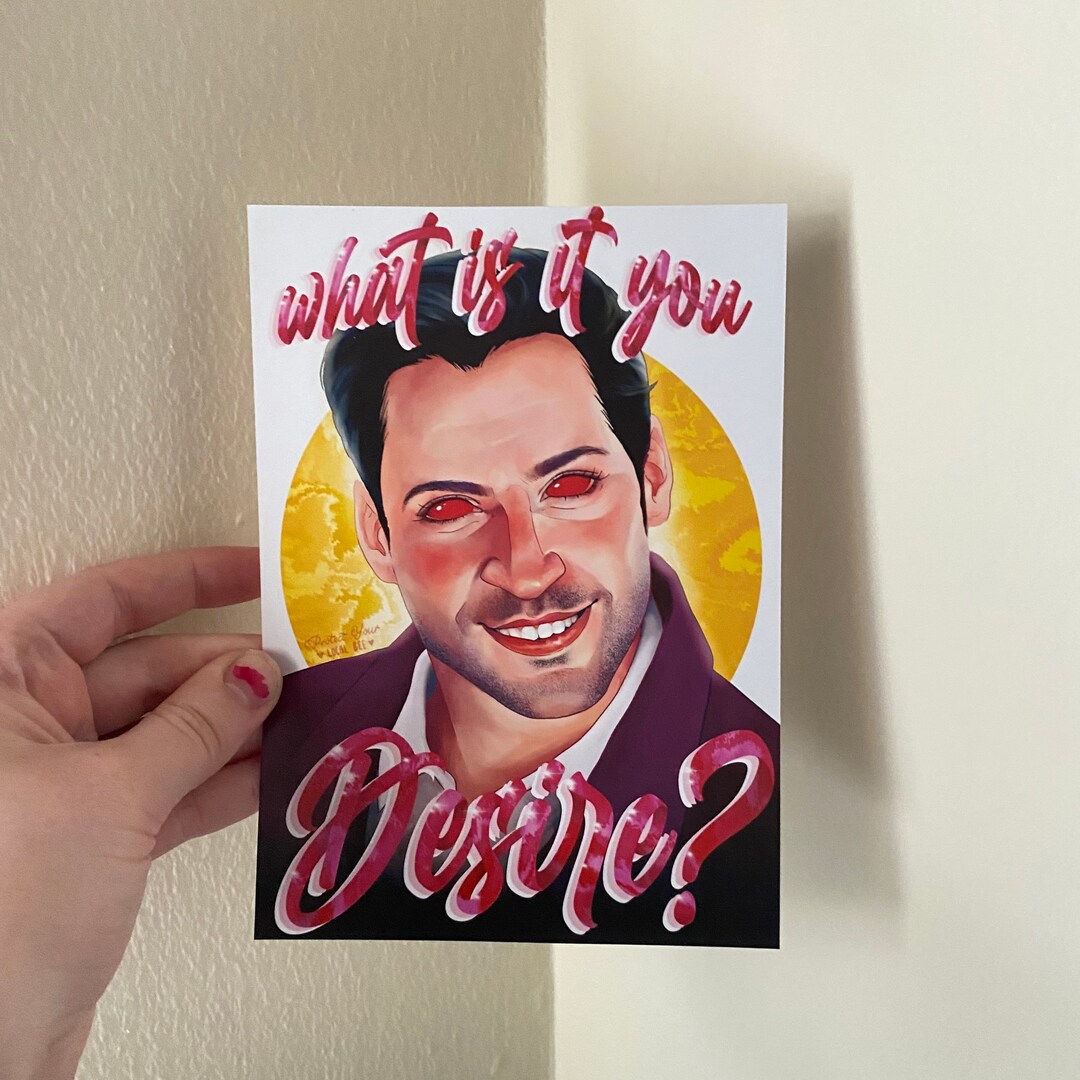 Lucifer Morningstar 5x7 Fanart Print - Etsy