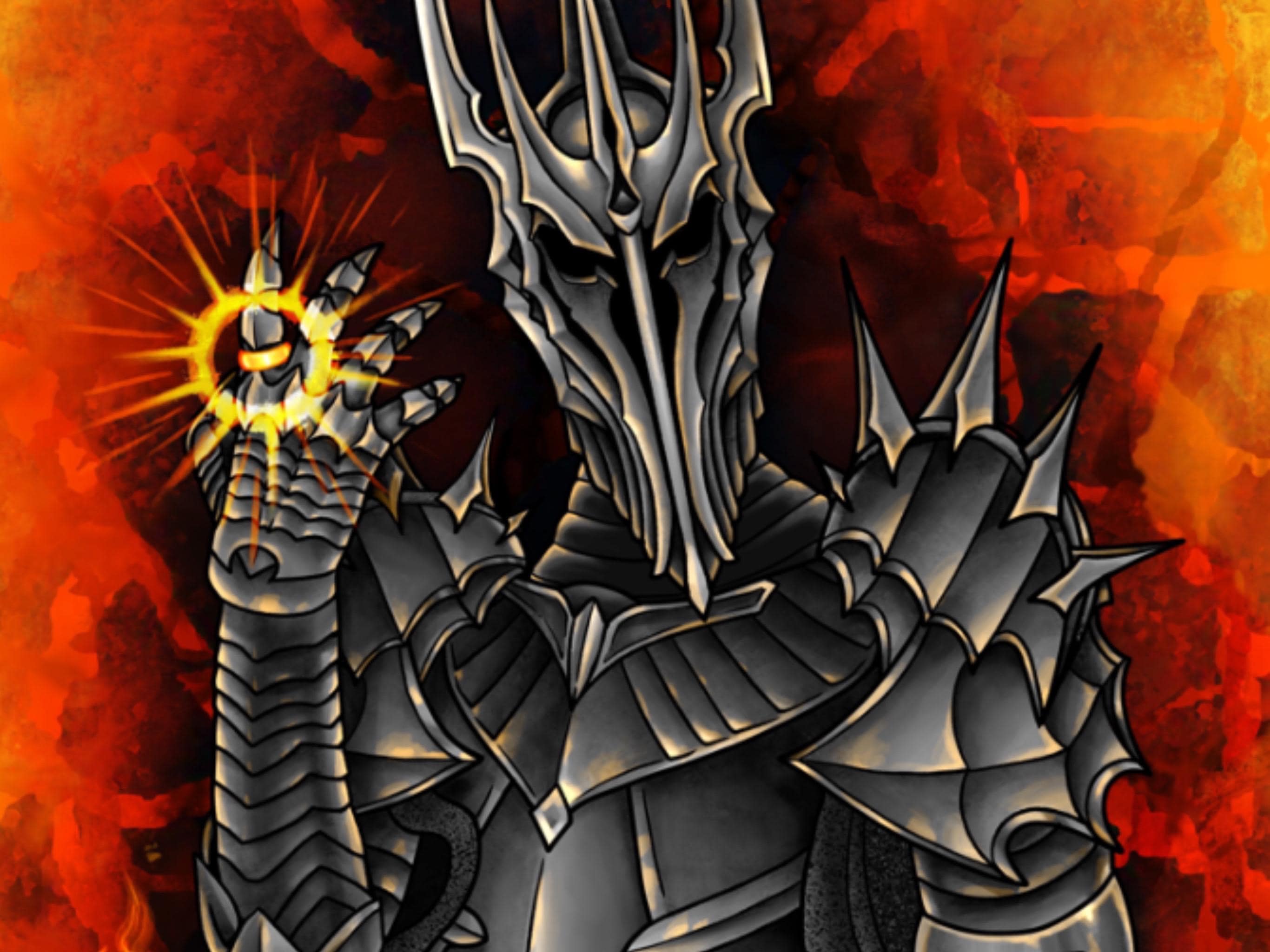 Sauron, Lord of the Rings Body Pillow Case — Made to Order Dakimakura ...
