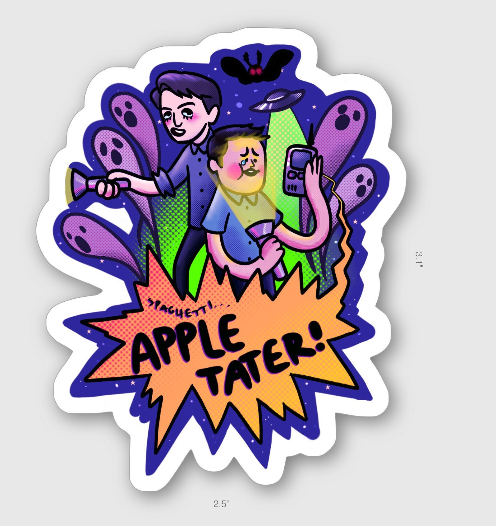 Glossy Vinyl Buzzfeed Unsolved Sticker - Etsy