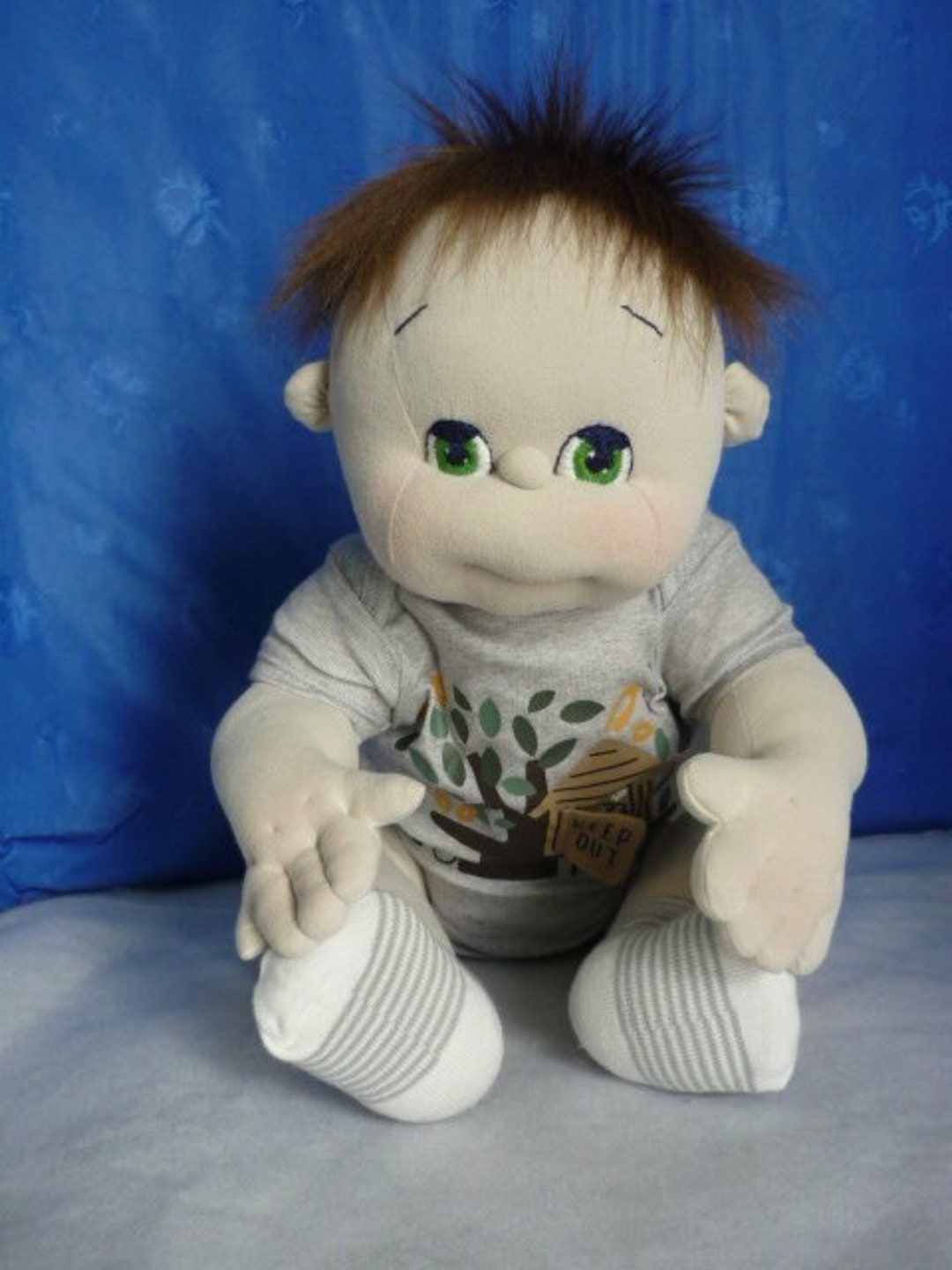 Levi Hand Sewn Soft Sculptured Baby Doll - Etsy