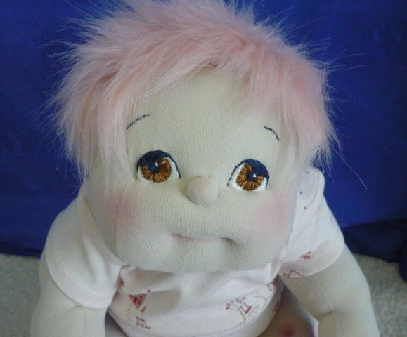 Inger Hand Sewn Soft Sculptured Baby Doll - Etsy