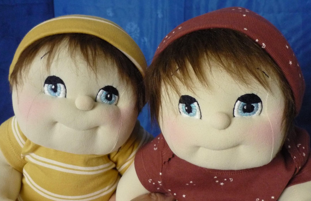 It's Twins!! - Hand Sewn, Soft Sculptured, Twin Baby Dolls - Etsy