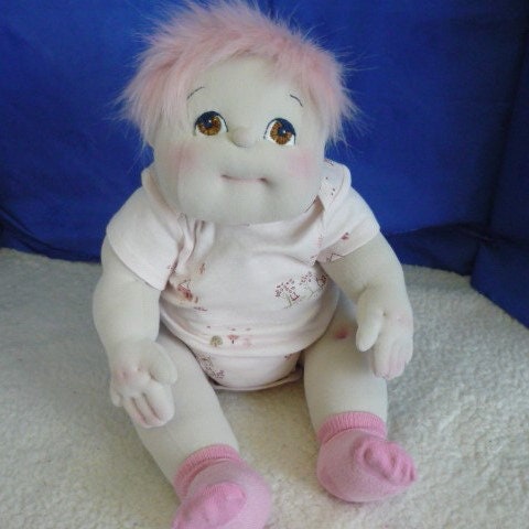 Inger Hand Sewn Soft Sculptured Baby Doll - Etsy