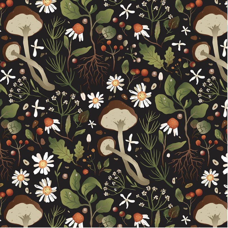 Textile Mushroom - Etsy