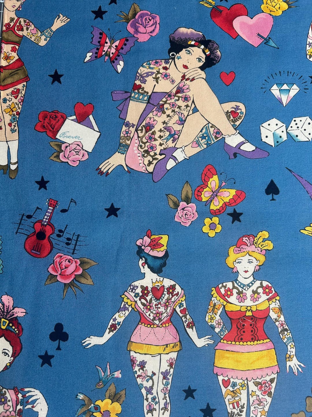Alexander Henry, Pretty in Ink, 9061c,quilting Fabric, Cotton Fabric ...