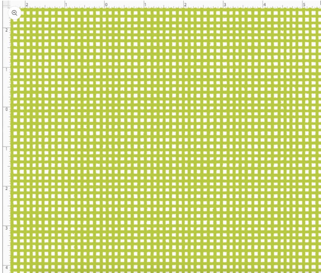 Chipper Green Check Fabric | Loralie Designs | Checkered Grid Print ...
