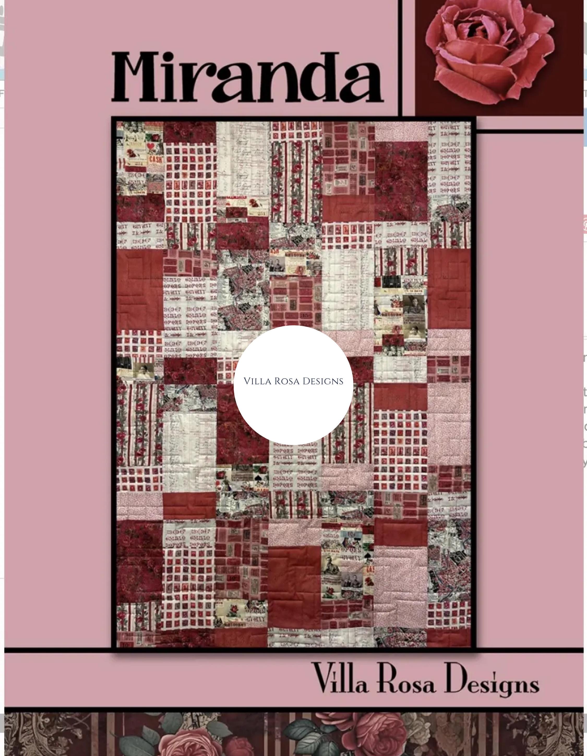Miranda Quilt Pattern, Easy Beginner Project - Etsy