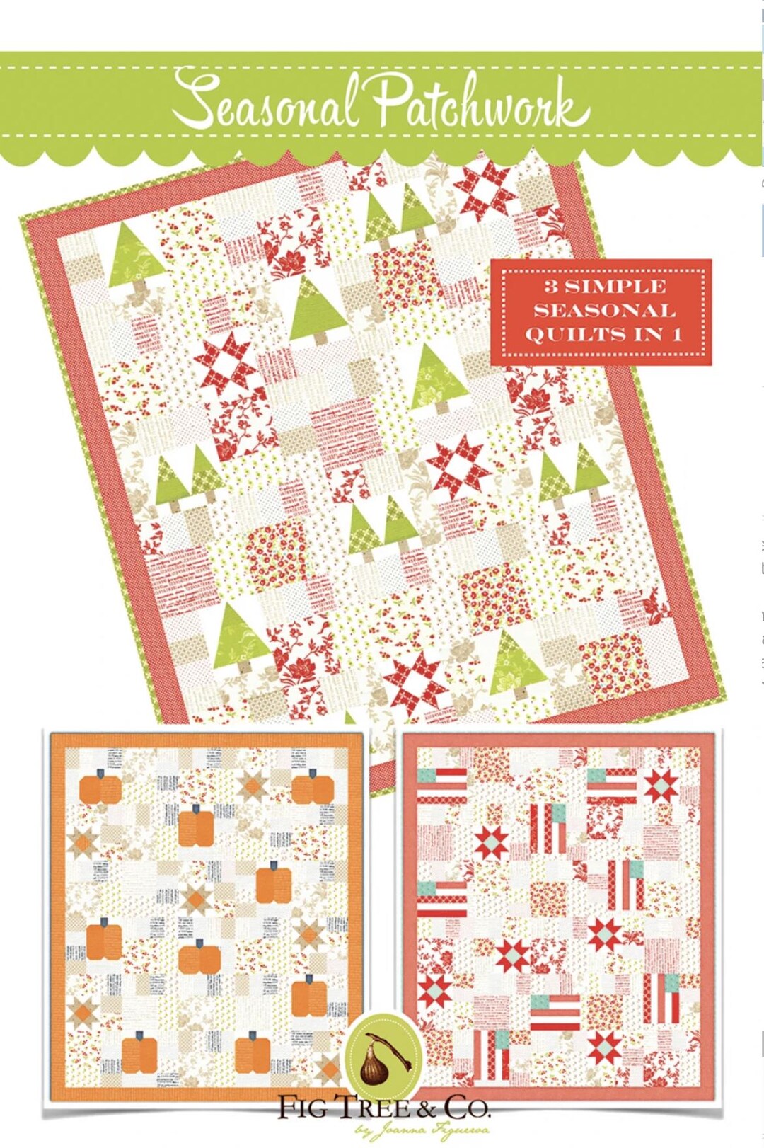 Quilt Patterns, Quick Quilt Pattern, Fig Tree & Co, Seasonal Patchwork ...