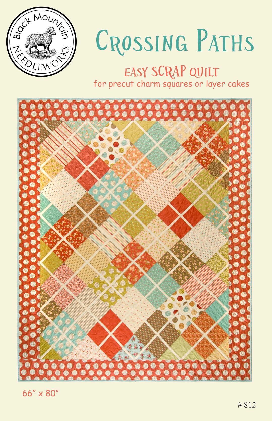 Scrappy Quilt Patterns, Easy Quilt Patterns, Black Mountain Needleworks, Crossing Paths Pattern ...