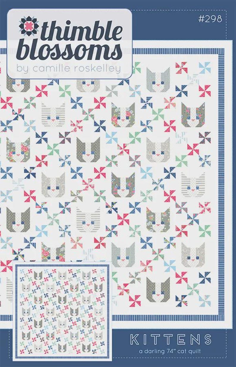TBL298 Kittens Pattern | Sewing Pattern | Thimble Blossoms - Etsy
