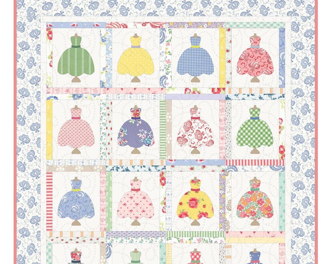 Pretty Dresses Quilt Pattern: Applique Design - Etsy