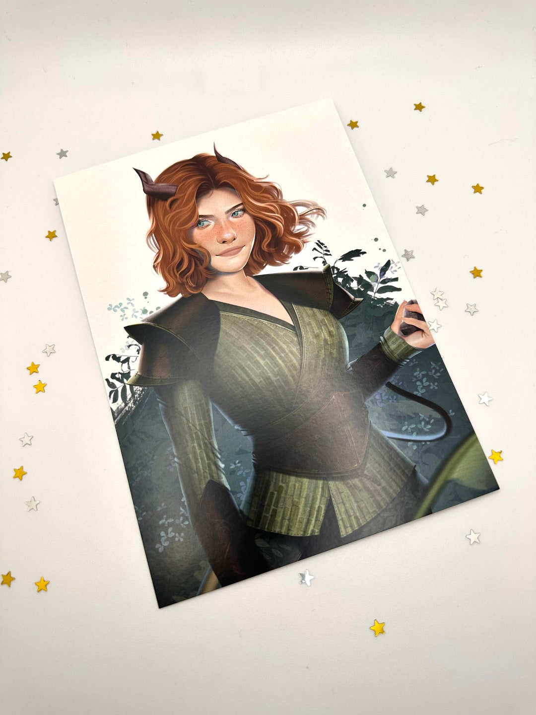 Doric, Dungeons & Dragons, Druid, Tiefling, Art Print, Hailiiz - Etsy