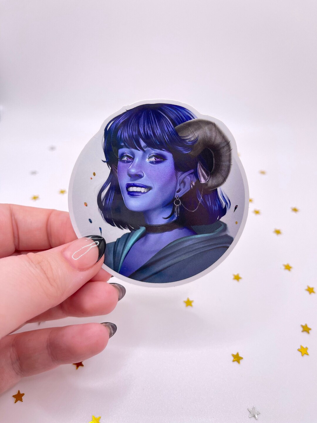 The Mighty Nein Stickers, Beauregard, Caduceus, Caleb, Fjord, Jester ...