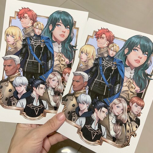Dimitri Fire Emblem Print 7x5 Postcard or 11x17 Poster - Etsy