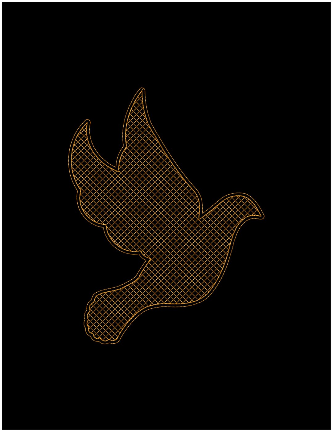Lacey Dove Machine Embroidery Design- 6.50" X 5" - Etsy