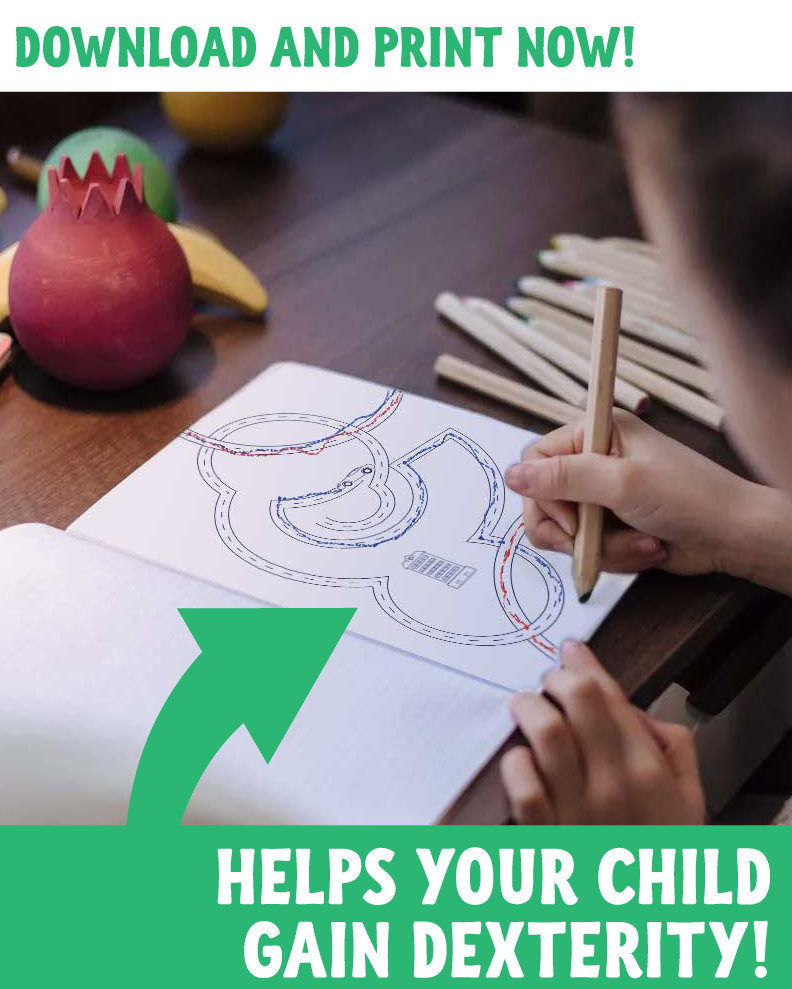 Printable Dexterity Trainers Children's Fine Motor Skills Hand-eye ...