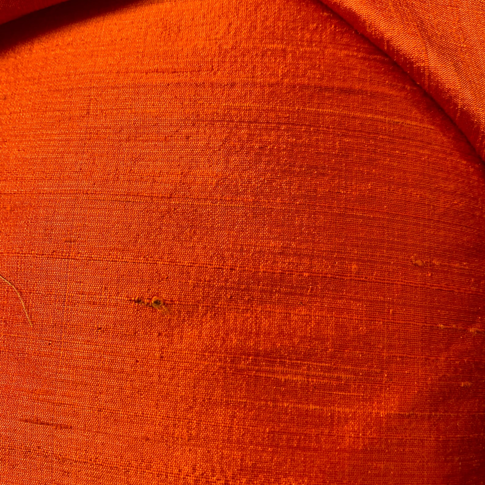 Dark Orange Pure Silk Fabric Raw Silk Fabric Indian Dupion Etsy
