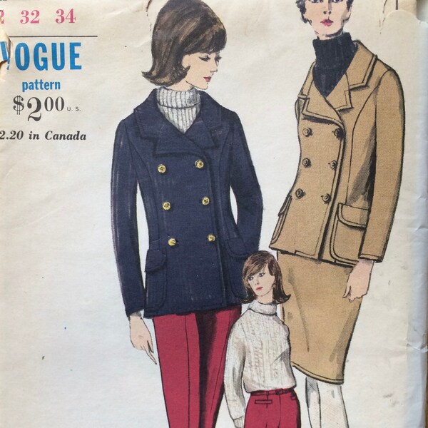 Pea Coat Pattern - Etsy