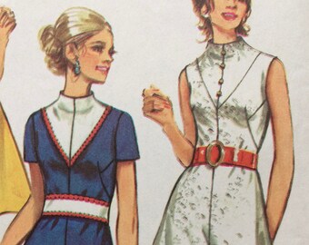 Funnel Neck Dress - Etsy