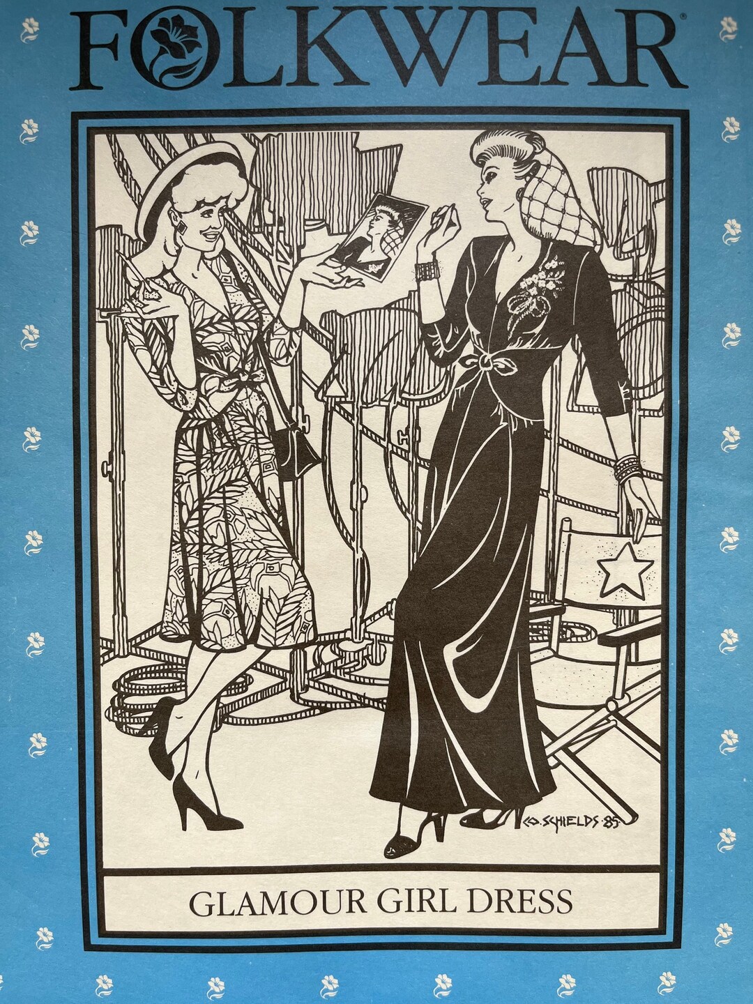 Folkwear Pattern 233 Uncut Glamour Girl Dress 1940s - Etsy