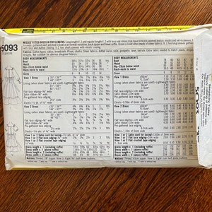 Simplicity 5093 Gunne Sax Princess Seam Ribbon Trimmed - Etsy