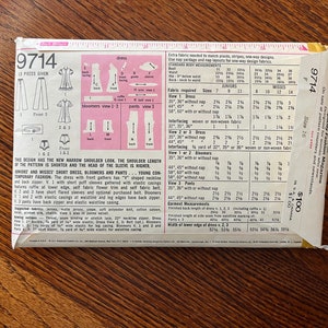 Simplicity 9714, Flared Skirt Mini Dress, Mini Dress With Puff Sleeves ...