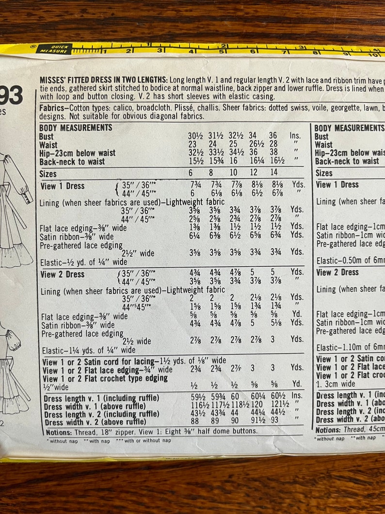 Simplicity 5093 Gunne Sax Princess Seam Ribbon Trimmed - Etsy