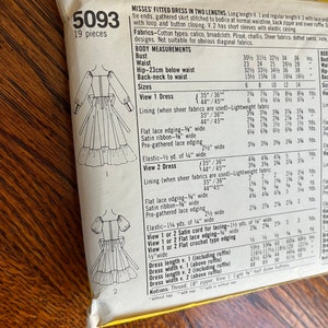 Simplicity 5093 Gunne Sax Princess Seam Ribbon Trimmed - Etsy