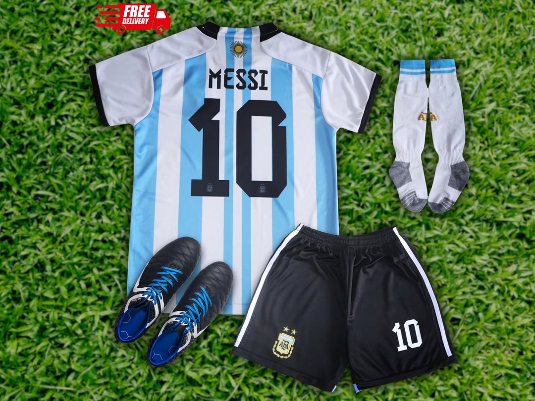Argentina Messi Home for Kids and Adult Football Uniform - Etsy