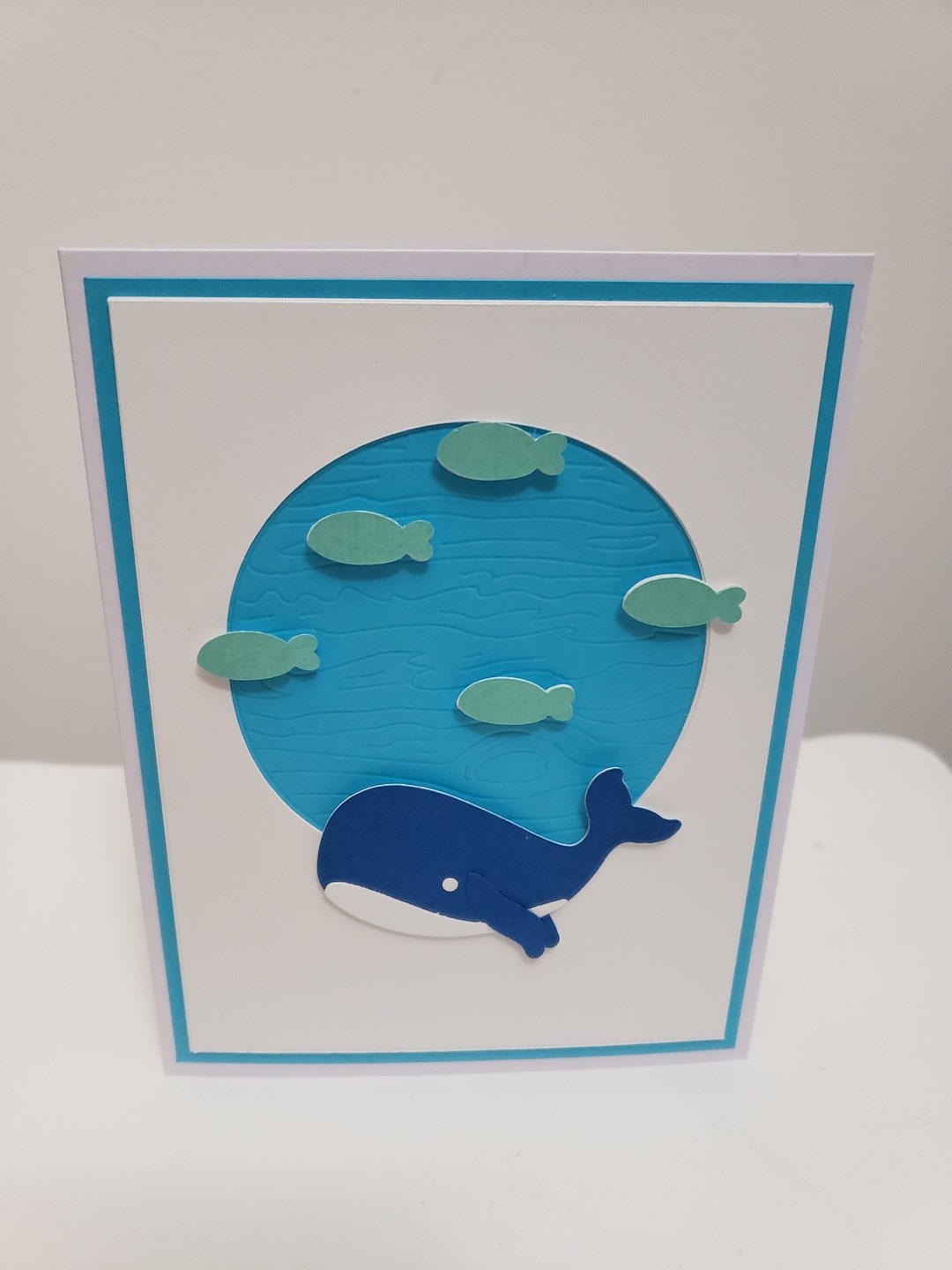 Whale Card - Any Occasion - Blank Inside - Etsy