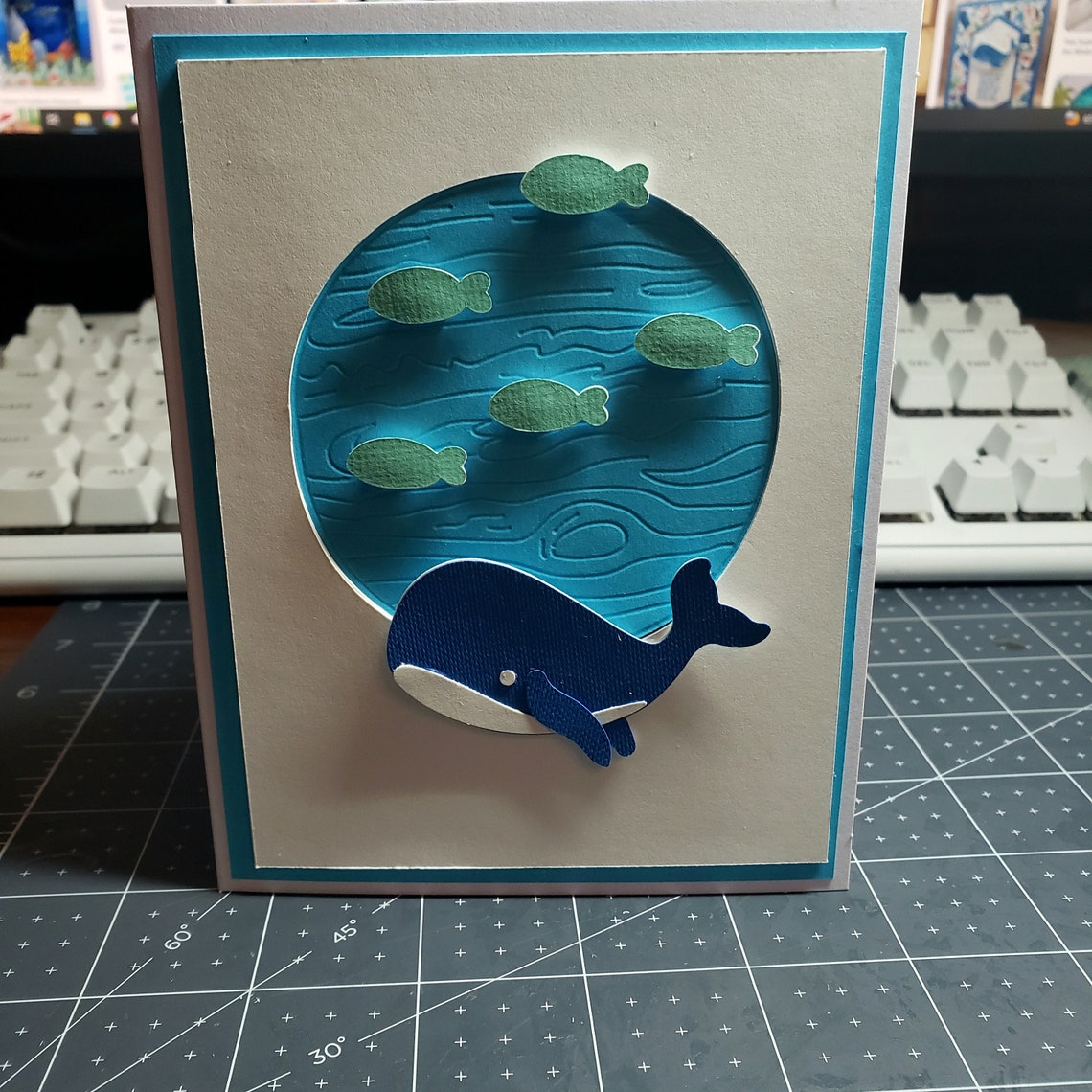 Whale Card - Any Occasion - Blank Inside - Etsy