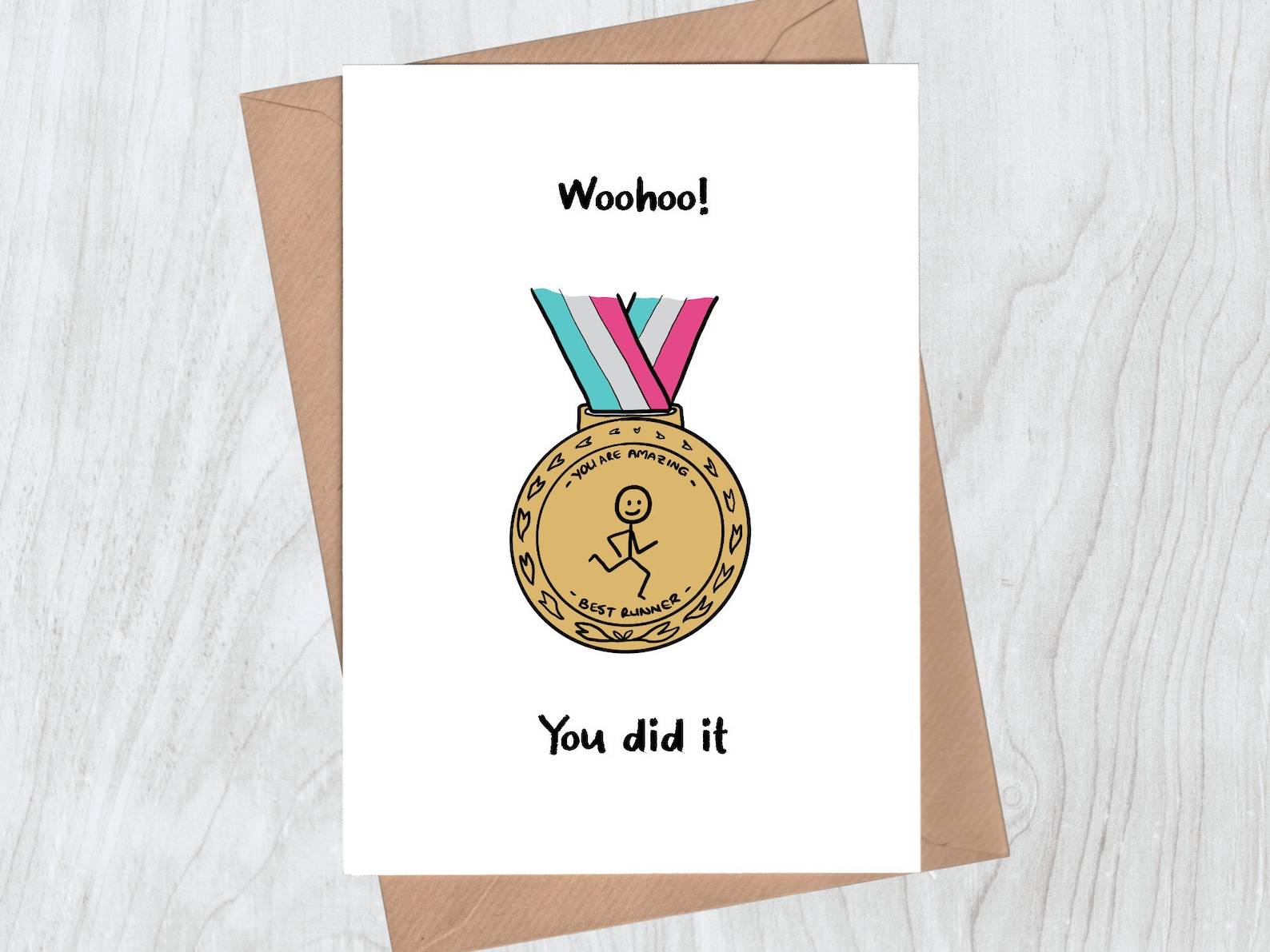 Congratulations Card for Runner Well Done Race or Marathon - Etsy UK