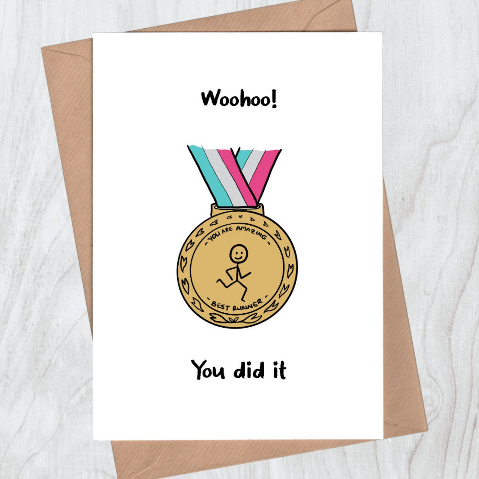Congratulations Card for Runner Well Done Race or Marathon - Etsy UK
