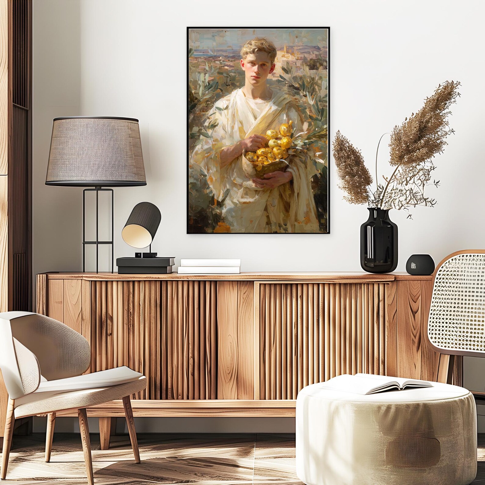 Plutus Greek God of Wealth Wall Art | Energy Infused Abundance and ...
