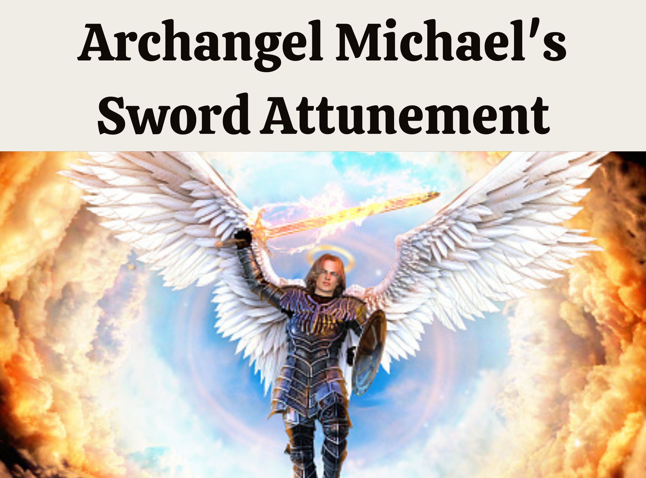 Archangel Michael Sword Name