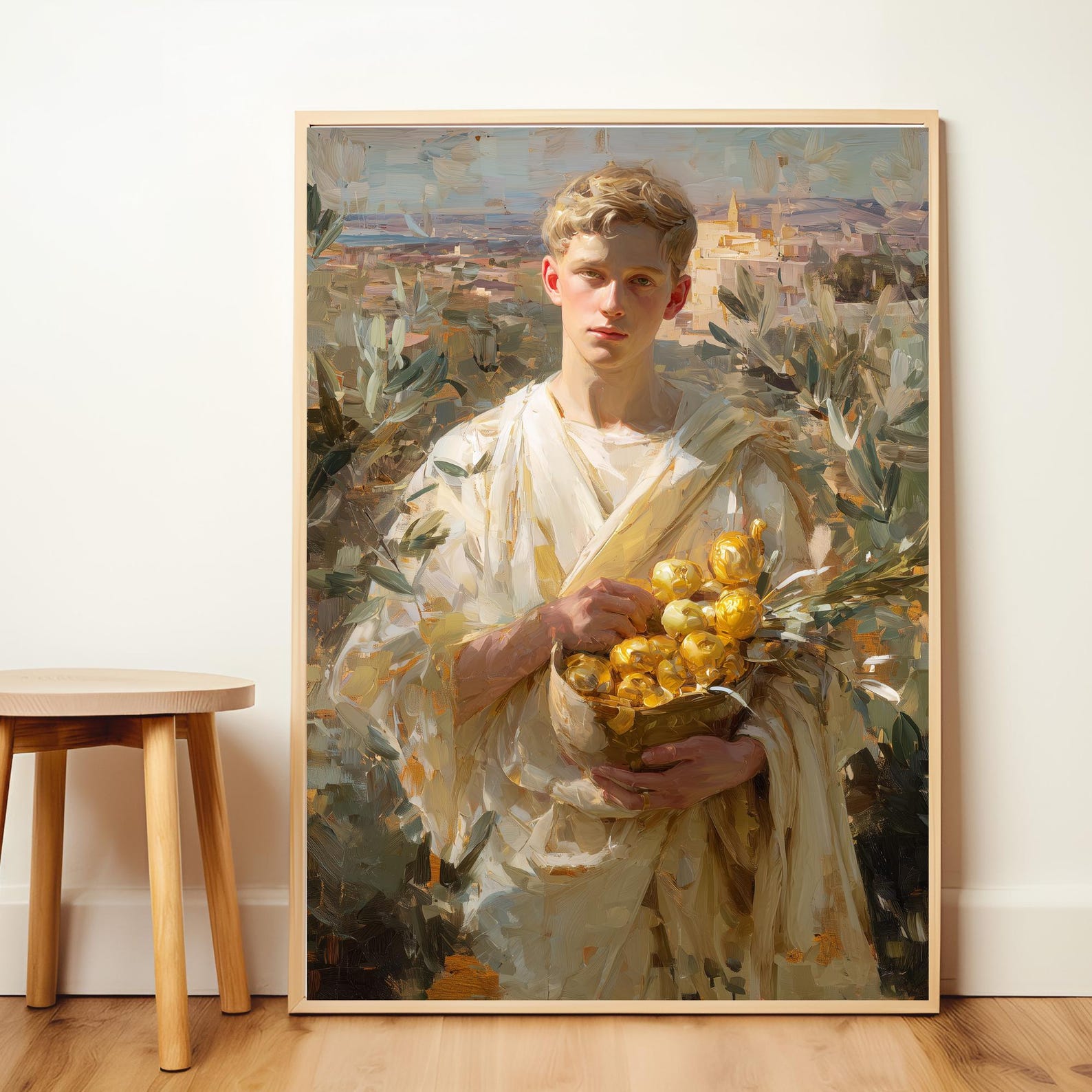 Plutus Greek God of Wealth Wall Art | Energy Infused Abundance and ...