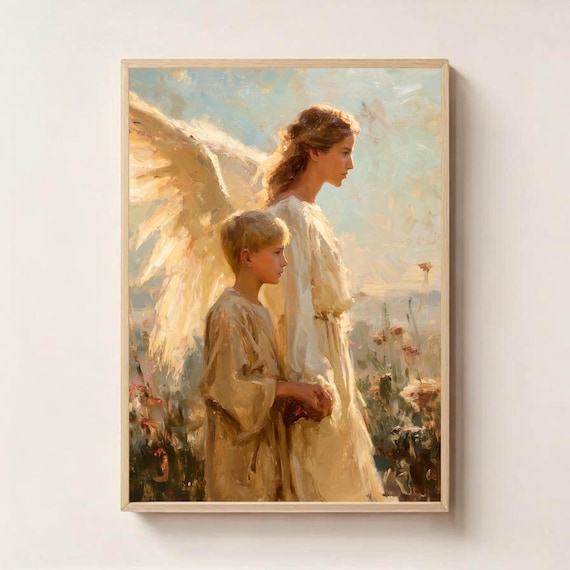 Boy Angel Love Art
