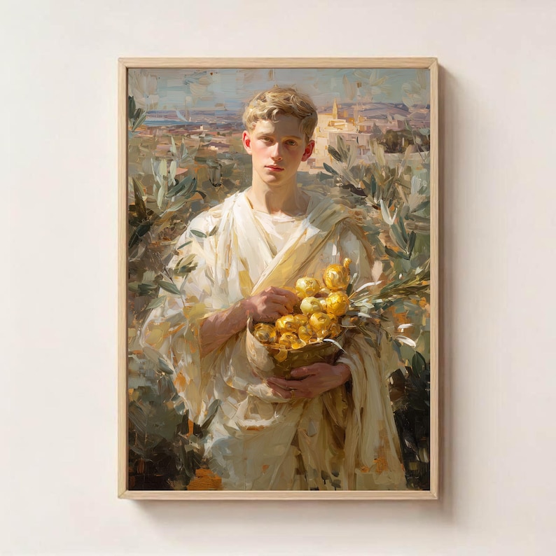 Plutus Greek God of Wealth Wall Art | Energy Infused Abundance and ...