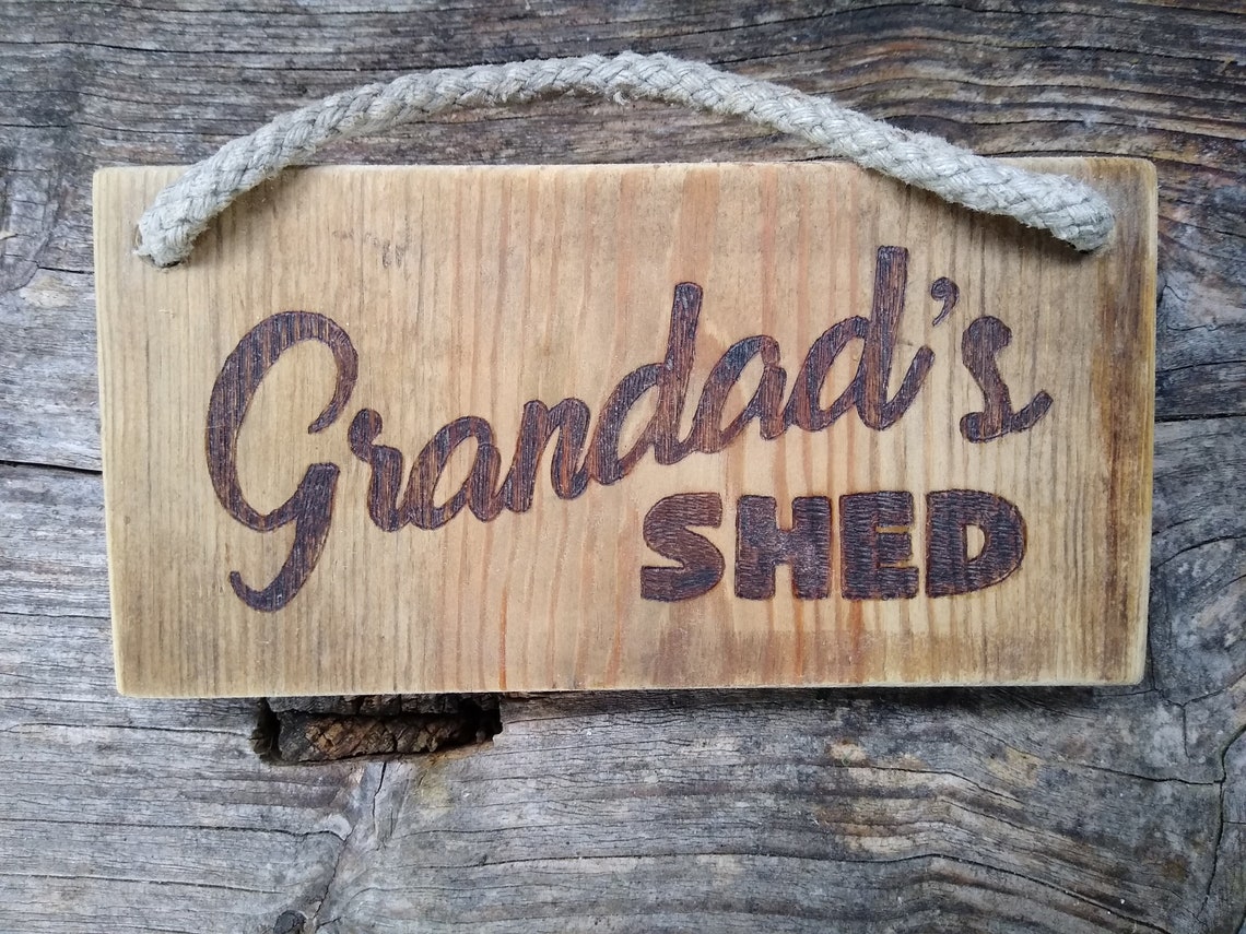 Custom Shed Signs. She Shed Man Cave or Your Own Message. - Etsy