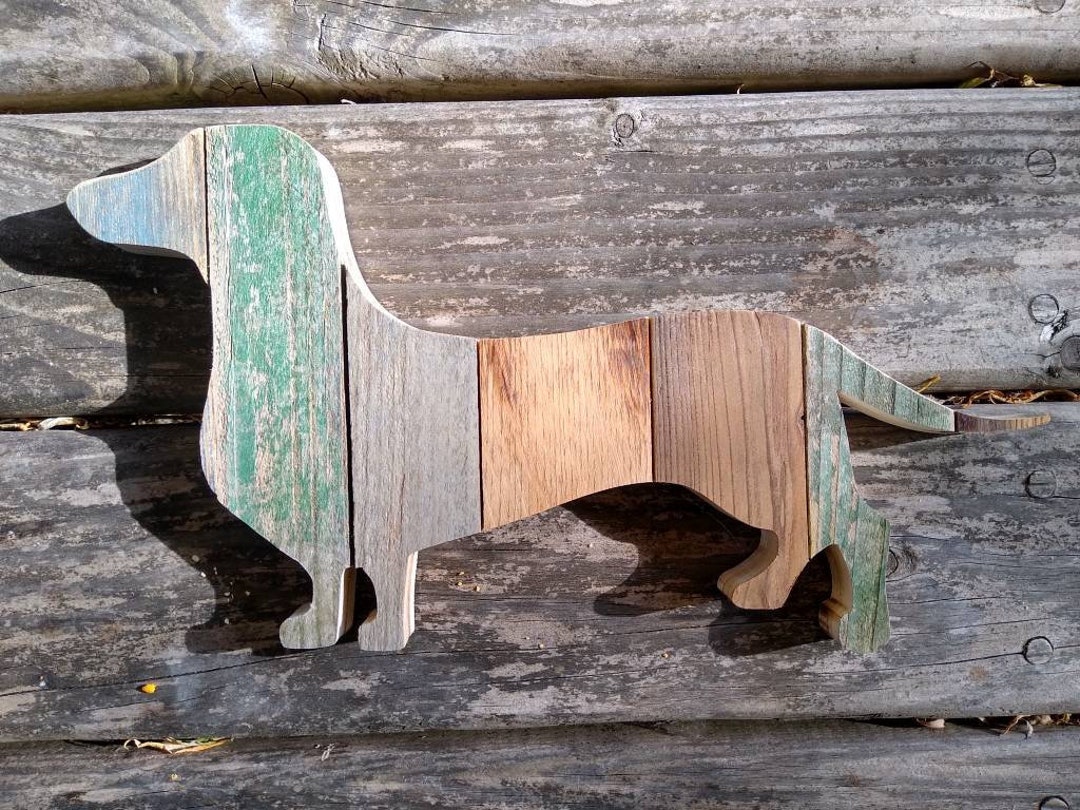 Reclaimed Wood Dog Silhouette: Custom Handmade Pet Wall Art - Etsy UK