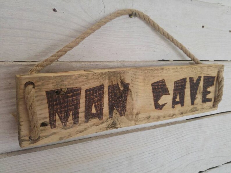 Custom shed signs. She Shed Man Cave or your own message. | Etsy