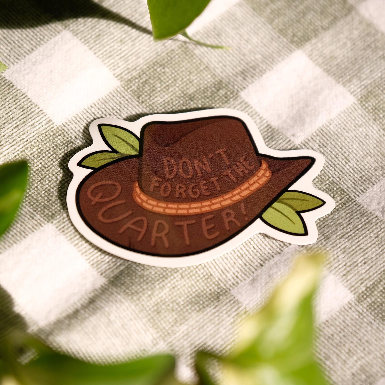 Don't Forget the Quarter - RDR2 Sticker - Etsy