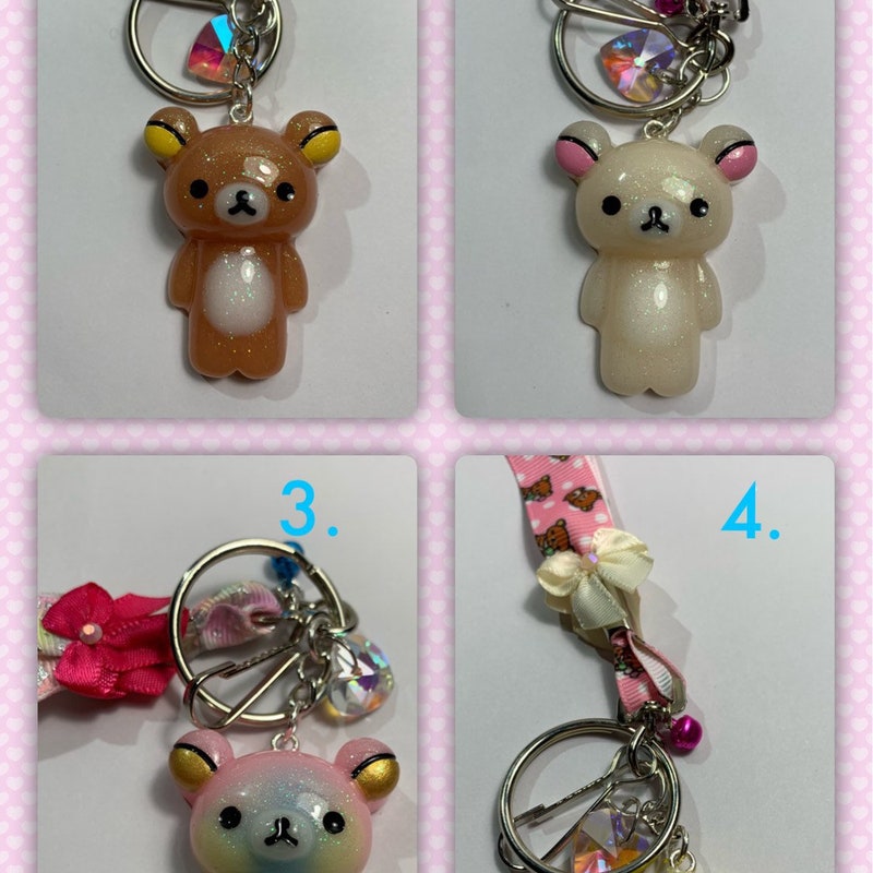 Rilakkuma Keychain - Etsy