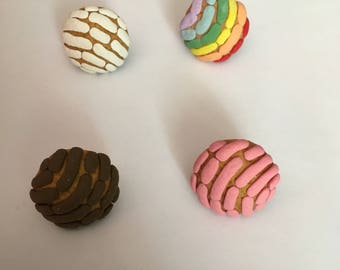 Concha Pins or Magnet pan Dulce Pins Lapels Mexican Sweet - Etsy