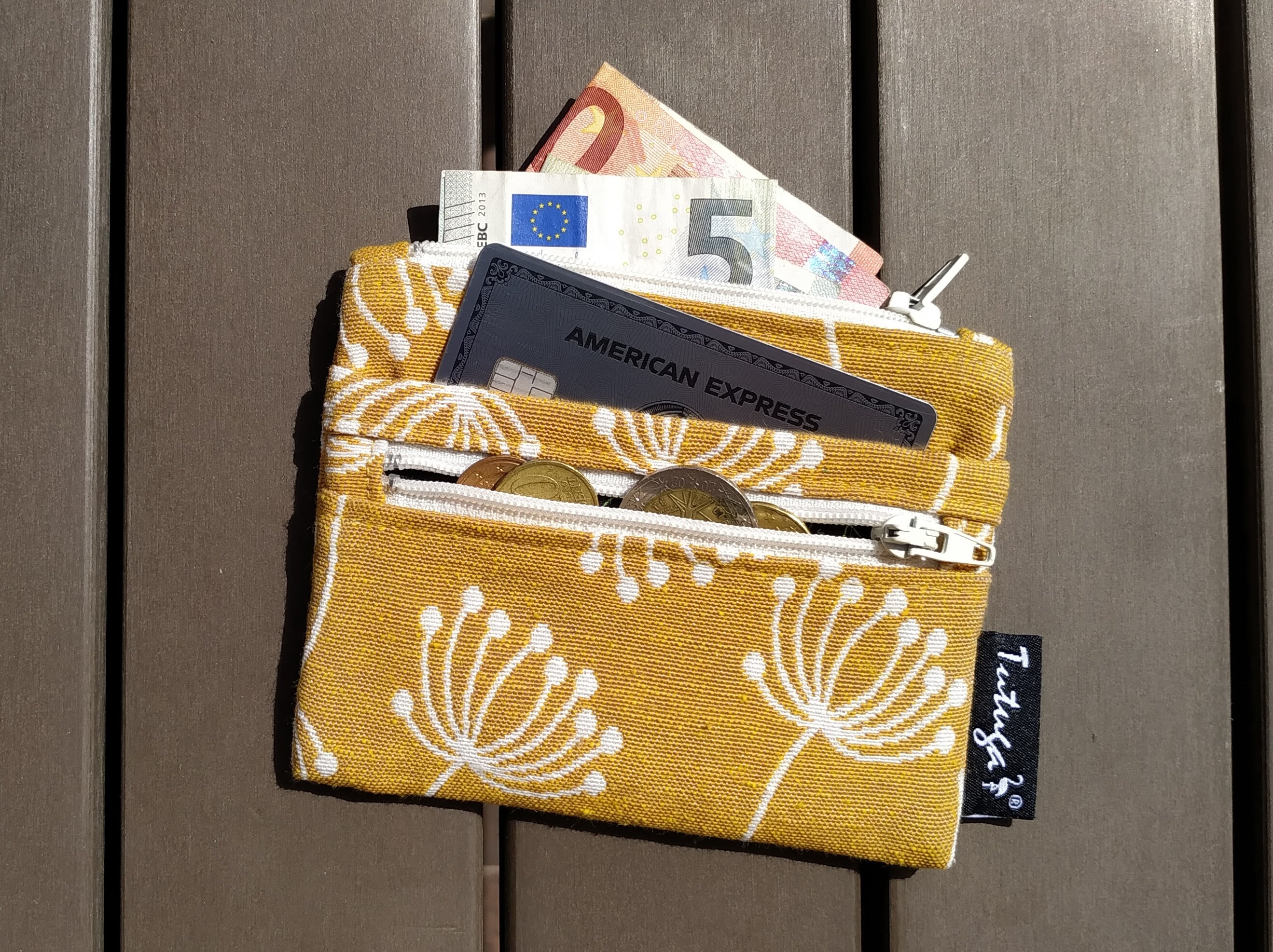 Koli Coin Purse Small Fabric Wallet Card Case Money Pouch Coin Wallet ...