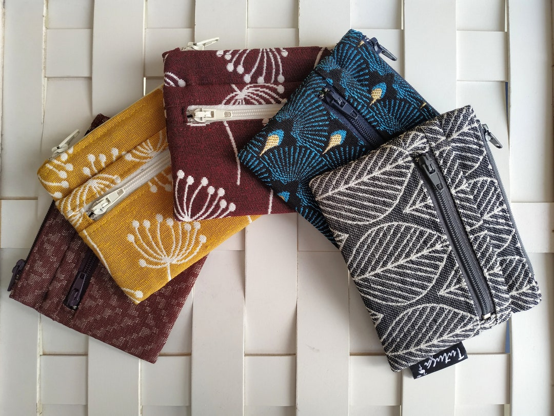 Koli Coin Purse - Small Fabric Wallet - Card Case - Money Pouch - Coin ...