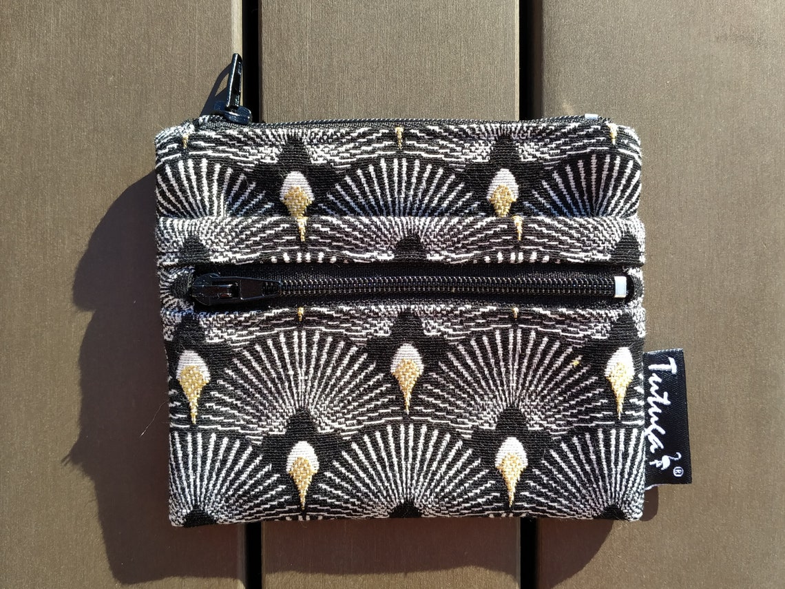 Koli Coin Purse Small Fabric Wallet Card Case Money Pouch Coin Wallet ...