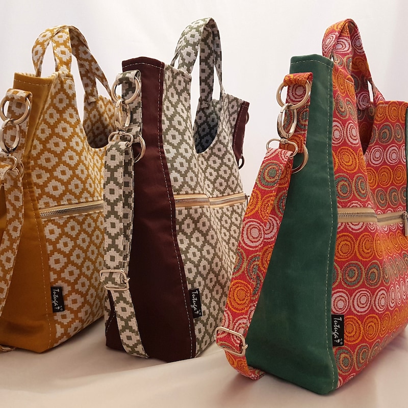 Fabric Handbags - Etsy